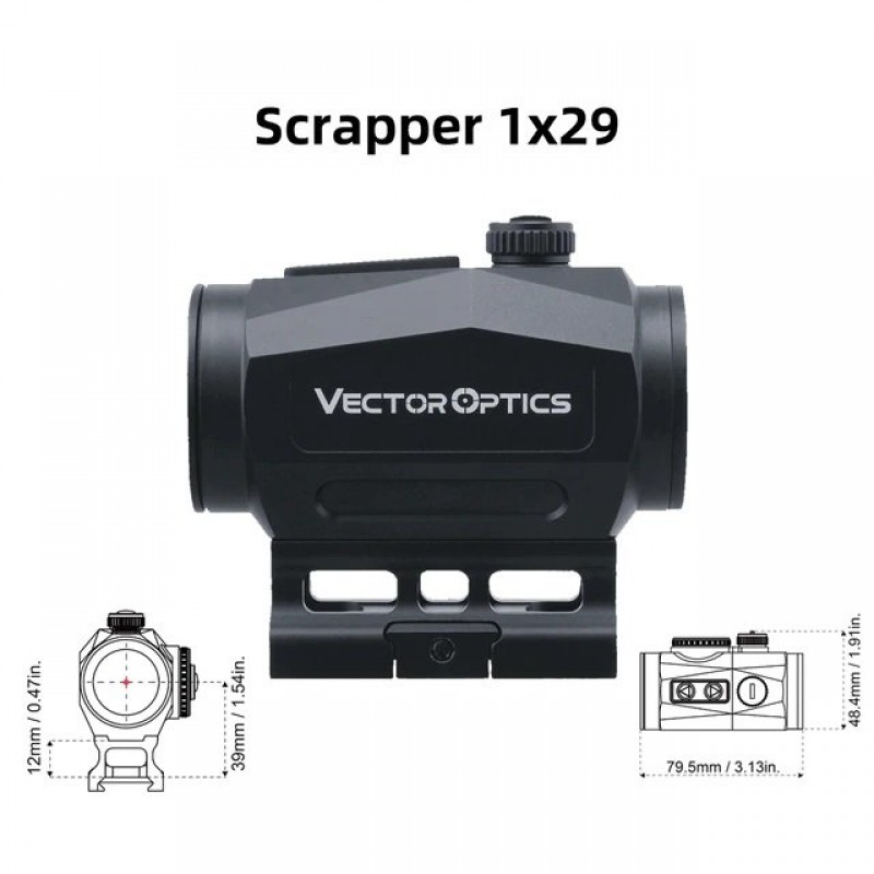 Коллиматорный прицел Vector Optics Scrapper 1x29 — купить в интернет ...