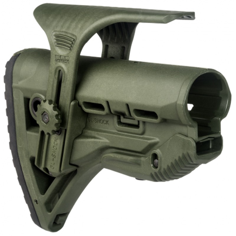 Полимерный приклад с амортизатором и упором щеки GL-SHOCK CP купить по ...